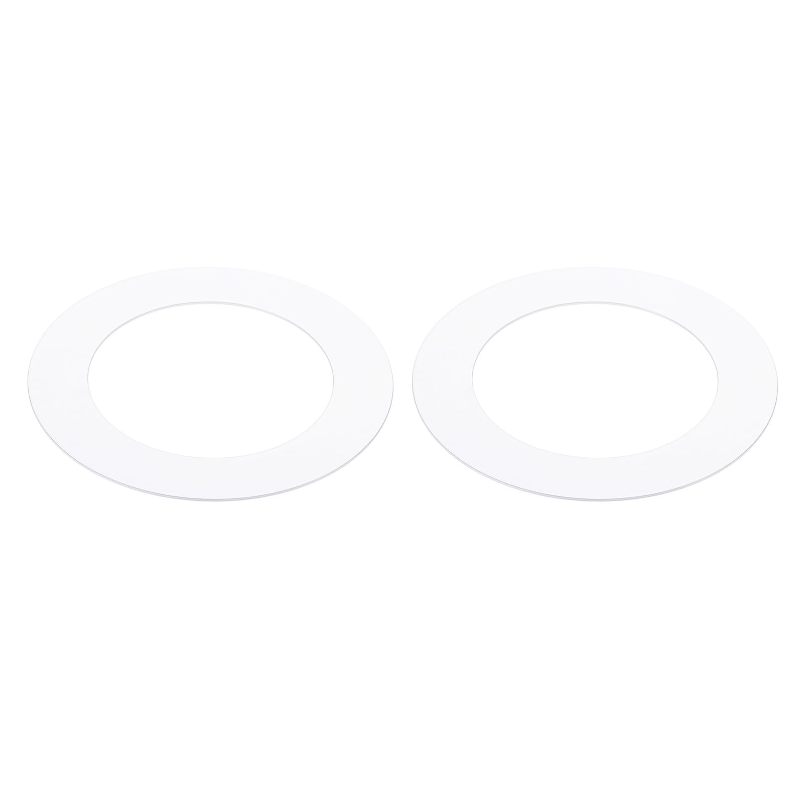 PATIKIL Metal Goof Trim Ring, 2 Pcs 3.58" OD 2.4" ID Circular Ceiling ...
