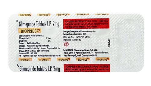 BIOPRIDE 2MG - Strip of 10 Tablets : Amazon.in: Health & Personal Care