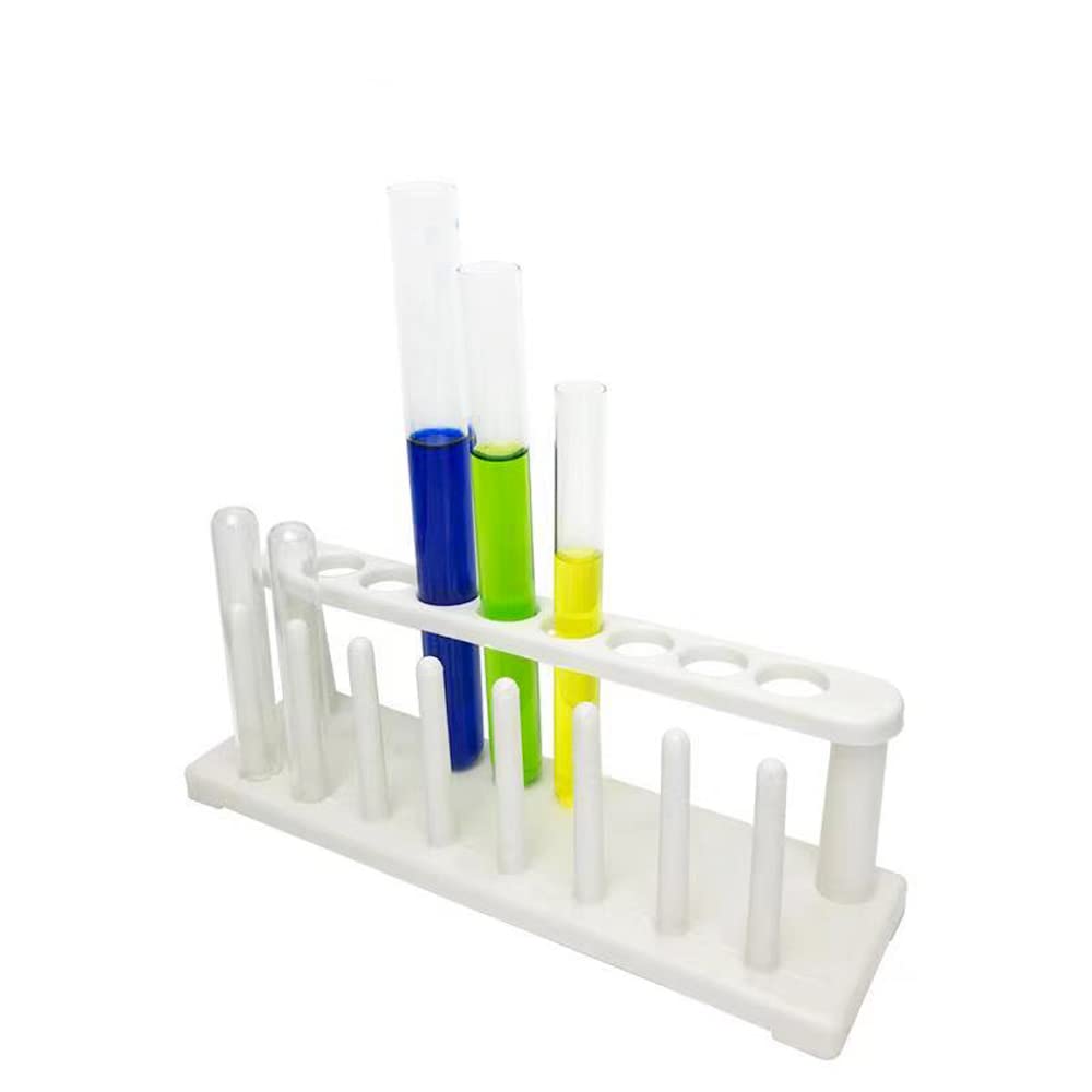 Buy White Plastic Clear Test Tube Rack for 20 / 25ml Tubes, 8 Holes 8 ...