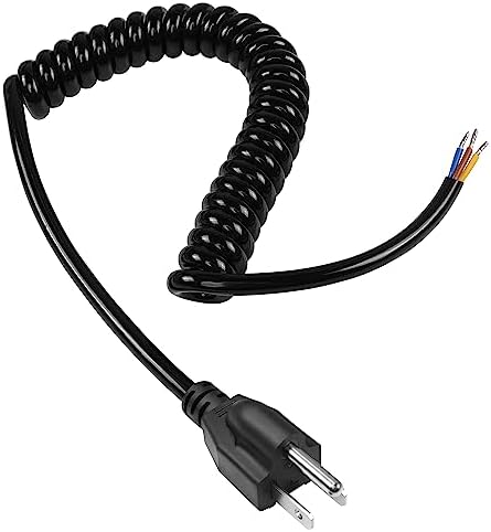 Amazon.com: GELRHONR 6.5Ft Retractable NEMA5-15P Male Replacement ...