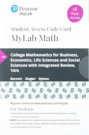 Buy Mylab Math With Pearson Etext - 18 Week Standalone Access Card ...