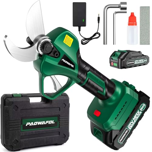 T TOVIA Cordless Electric Pruner Battery 40mm 25V Pruning Shear Or ...