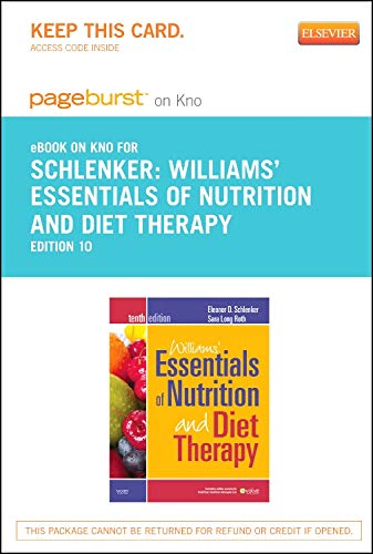 Williams' Essentials of Nutrition & Diet Therapy - Elsevier eBook on ...