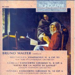 Beethoven, Corelli, Handel, Bruno Walter, New York Philharmonic ...