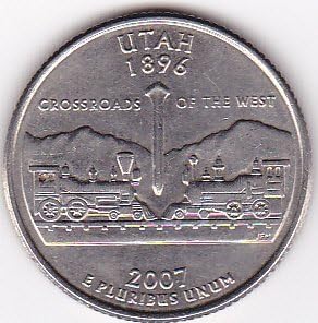Amazon.com: 2007-D Utah BU State Quarter : Everything Else
