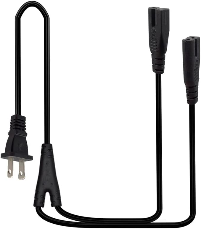 Amazon.com: Strhowill (6FT/1.8M) Polarized 2 Prong 18AWG NEMA 1-15P to ...