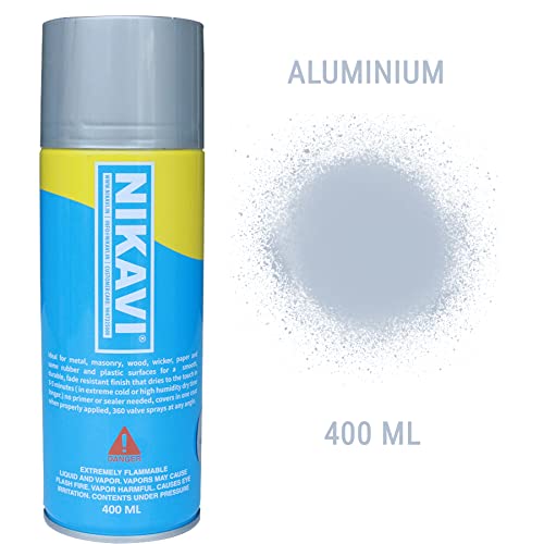 NIKAVI SP20 Multipurpose Spray Paint (400Ml Aluminum) (PACK OF 2 ...