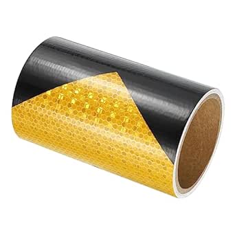 PATIKIL Reflective Tape, 6 Inch x 10 FT Waterproof High Visibility Warning Safety Adhesive Tape ...