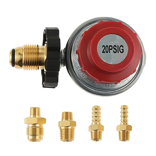Snapklik.com : POL 0-20PSI Propane Regulator Valve, High Pressure ...
