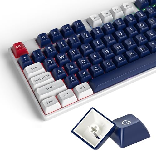 GTSP 150-Keys ASA Profile Keycaps Double Shot PBT Keycap 75 Percent ISO ...