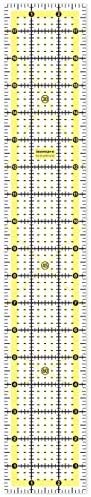 Isomars Garment Patchwork Quilting Ruler - 3" x 18" : Amazon.in: Home ...