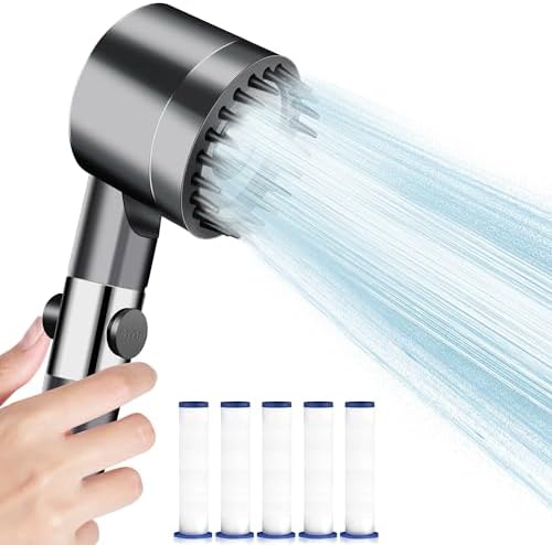 Pomme de Douche Haute Pression, Economie d'Eau,Pommeau Douche anti Calcaire avec Filtre ...