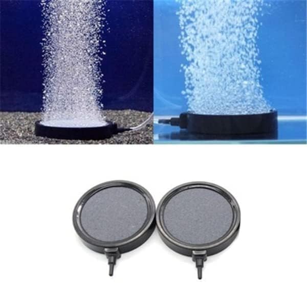 UMEAQUA - 5 Inch Round Air Stone Disc Bubble Diffuser for Aquarium Fish ...