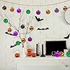 Amazon.com: 16 Pieces Halloween Hanging Ball Ornaments Fall Glitter ...