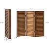 Amazon.com - SOFE Wood Short Privacy Screen Indoor, 2.6 Ft Tall ...