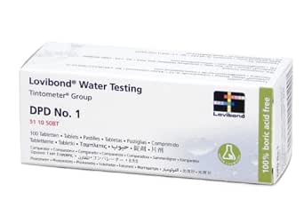 Lovibond® DPD No. 1 Tablets (Pack of 100) : Amazon.ae: Patio, Lawn & Garden