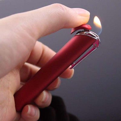 WBD Pen Shape Metal Refillable Cigarette Lighter - Multicolor : Amazon ...