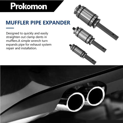 Snapklik.com : 3 Pcs Exhaust Pipe Expander/Pipe Stretcher Kit/Muffler ...