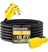 Amazon.com: Suplevel 10ft Generator Transfer Switch Adapter Cord NEMA ...