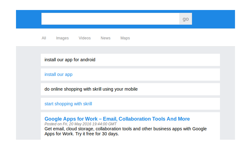 search the web search engine - App on Amazon Appstore