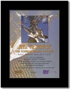 JIMI HENDRIX – Rainbow Bridge Concert Mini Poster – 28.5x21cm – BigaMart
