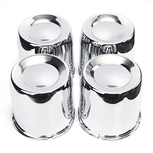 Snapklik.com : RTrhinoTuning 5.15in Trailer Wheel Center Caps Chrome ...