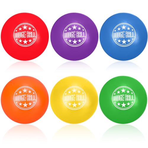 Jerify 6 Pcs Foam Dodgeball Set, 6 Inch Soft Skin Foam - Want It All