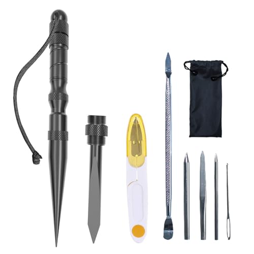 Snapklik.com : 7 Pieces Paracord FID Set Knotters Tool Paracord Marlin ...