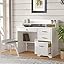 Amazon.com: Catrimown Computer Desk with Drawers and Hutch, Home Office ...