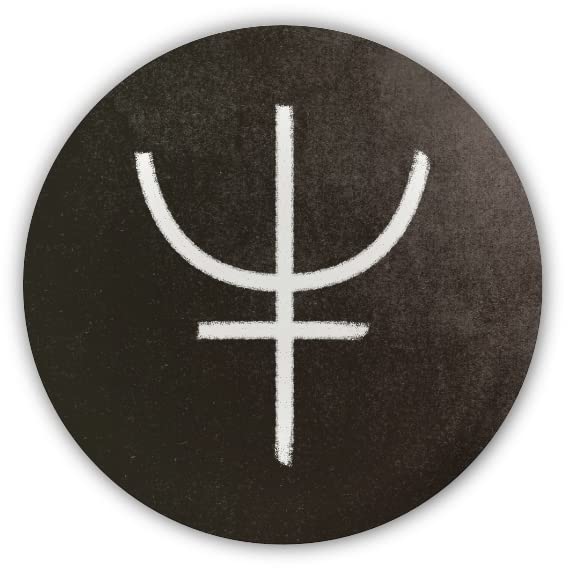 Neptune Symbol A - Pin Button Badge - Element Wicca Pagan Paganism ...