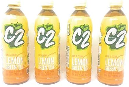 Amazon.com : C2 Lemon Green Tea 500ml, 4 Pack : Grocery & Gourmet Food