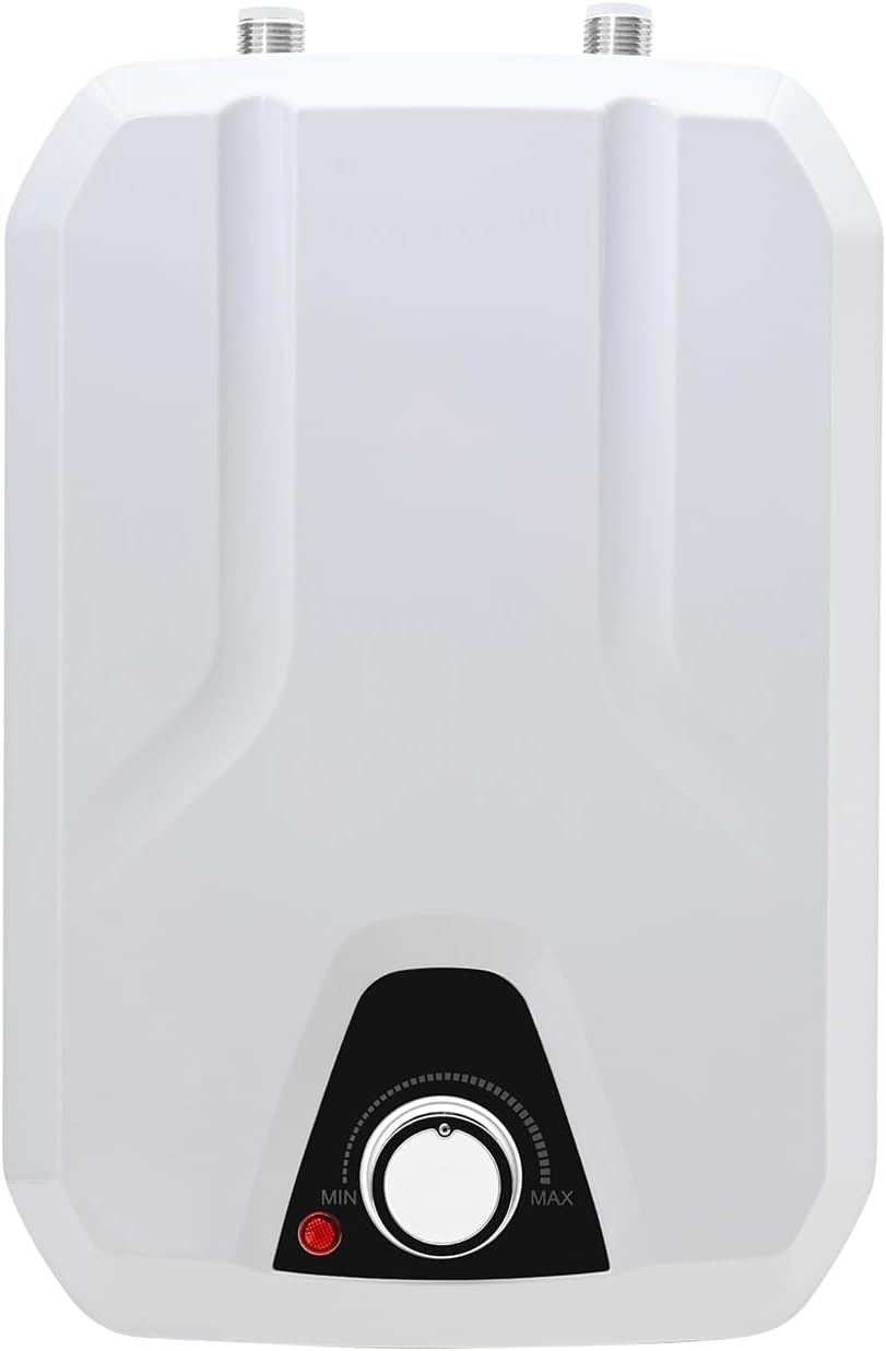 1500W 110V Tankless Electric Water Heater, 6L/1.59gal Mini Instant Hot ...