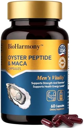Amazon.com: BioHarmony Oyster Peptide & Maca Capsules for Men – Oyster ...