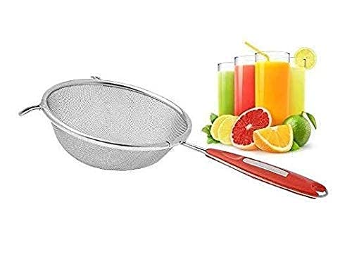 Stainless Steel Large Mesh Strainer for Liquids, Tea and Soup, Steel ...