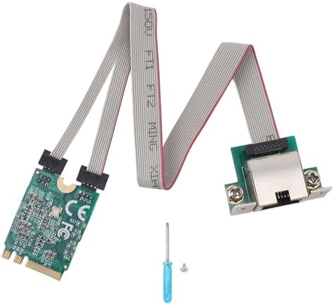Mini PCIE Network Card, RTL8125B M.2 A E Single Port 2.5G NIC - Bent ...