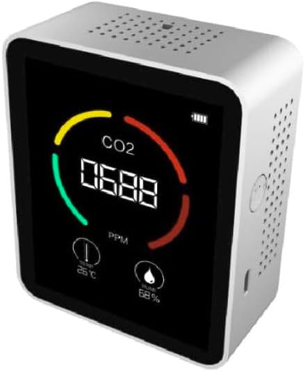 AirGuard Pro CO2 Meter with LCD Backlight and TVOC Detection | Accurate ...