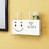 SS ARTS Engineered Wood Wall Mount Wifi Router Stand/Rack,10 Cm,18 Cm ...