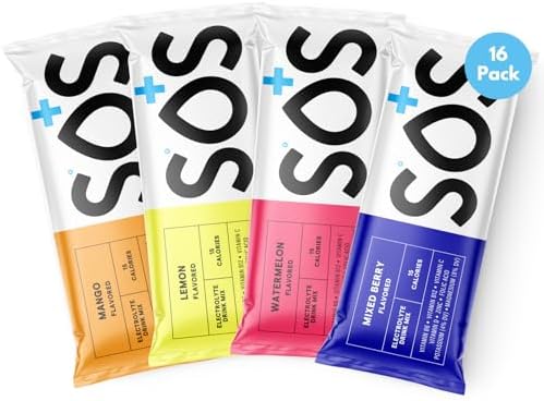 Amazon.com : SOS Hydration, 4-Flavor Variety Pack, 16 Sticks : Health ...