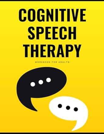 Cognitive Speech Therapy Workbook for Adults: Activity Book for ...