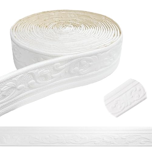 Tapeten Bordure Weiss Ohne Muster