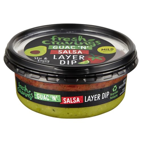 Amazon.com: Fresh Cravings Guac n' Salsa Layer Dip, 16 Ounce : Grocery ...