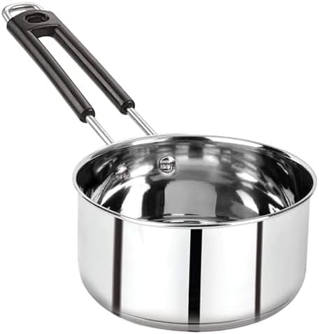 Buy Hawkins 1 Litre Tpan, Stainless Steel Tea Pan with Glass Lid ...