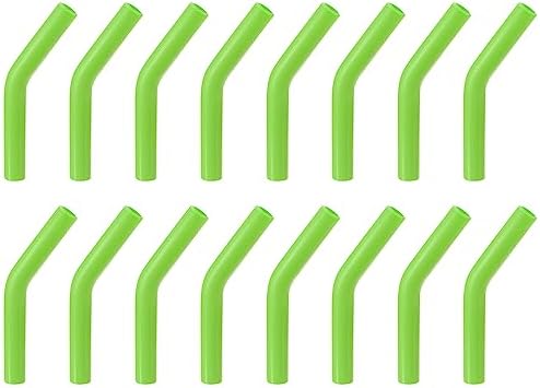 Amazon.com: uxcell 12pcs Silicone Straw Tips, Silicone Straw Elbows Tip ...