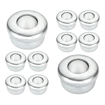 ABuff 10 PCS Mini Ball Transfer Bearing Rollers, 1/3 Inch Nylon, 360 ...
