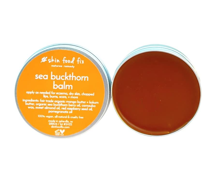 Amazon.com: Sea Buckthorn Balm Eczema, Psoriasis Salve dry or cracked ...