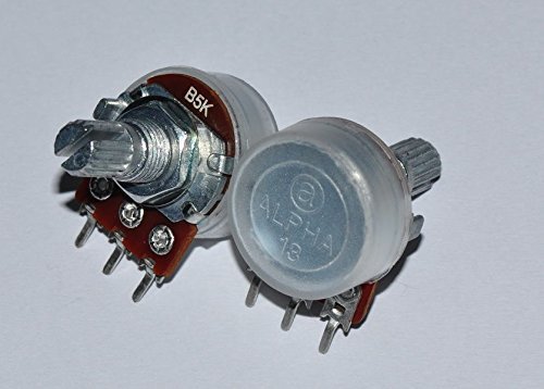 5 pcs Alpha 5KB / B5K / 5K Pot Potentiometer 15mm 1/4W: Amazon.com ...