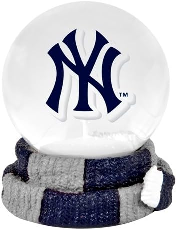 Amazon.com: New York Yankees MLB Baseball Scarf Style Snow Globe ...