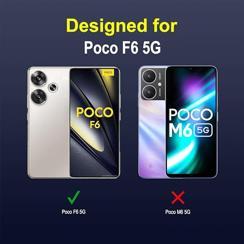 Zapcase Back Case Cover for Poco F6 5G | Compatible for Poco F6 5G Back ...