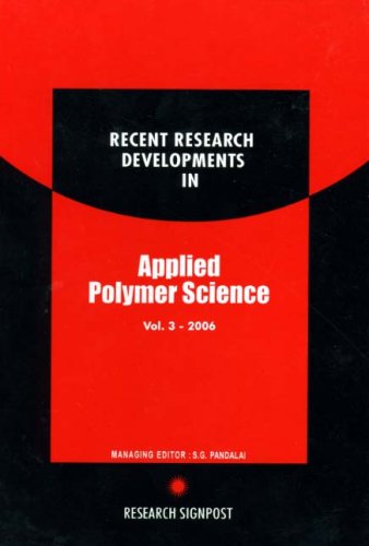 Recent Research Developments in Applied Polymer Science, Volume 3, 2006 : S. G. Pandali: Amazon ...