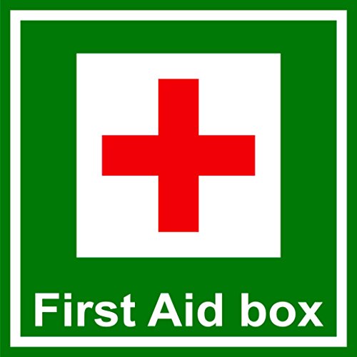 FIRST AID BOX - VINYL SELF ADHESIVE STICKER : Amazon.in: Home Improvement